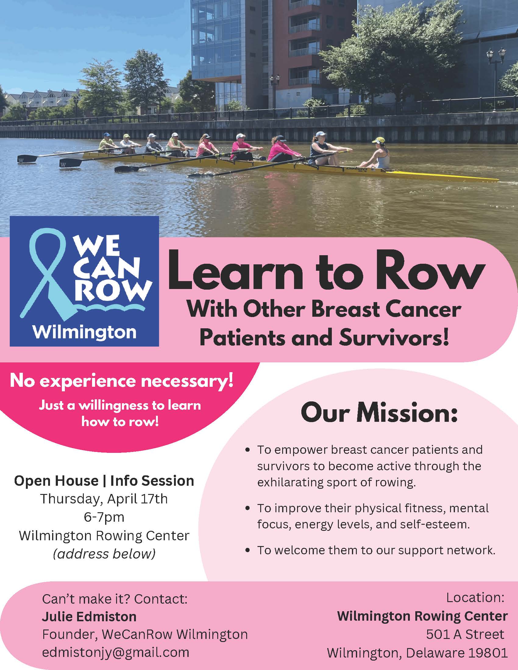 WeCanRow Wilmington - Wilmington Rowing Center