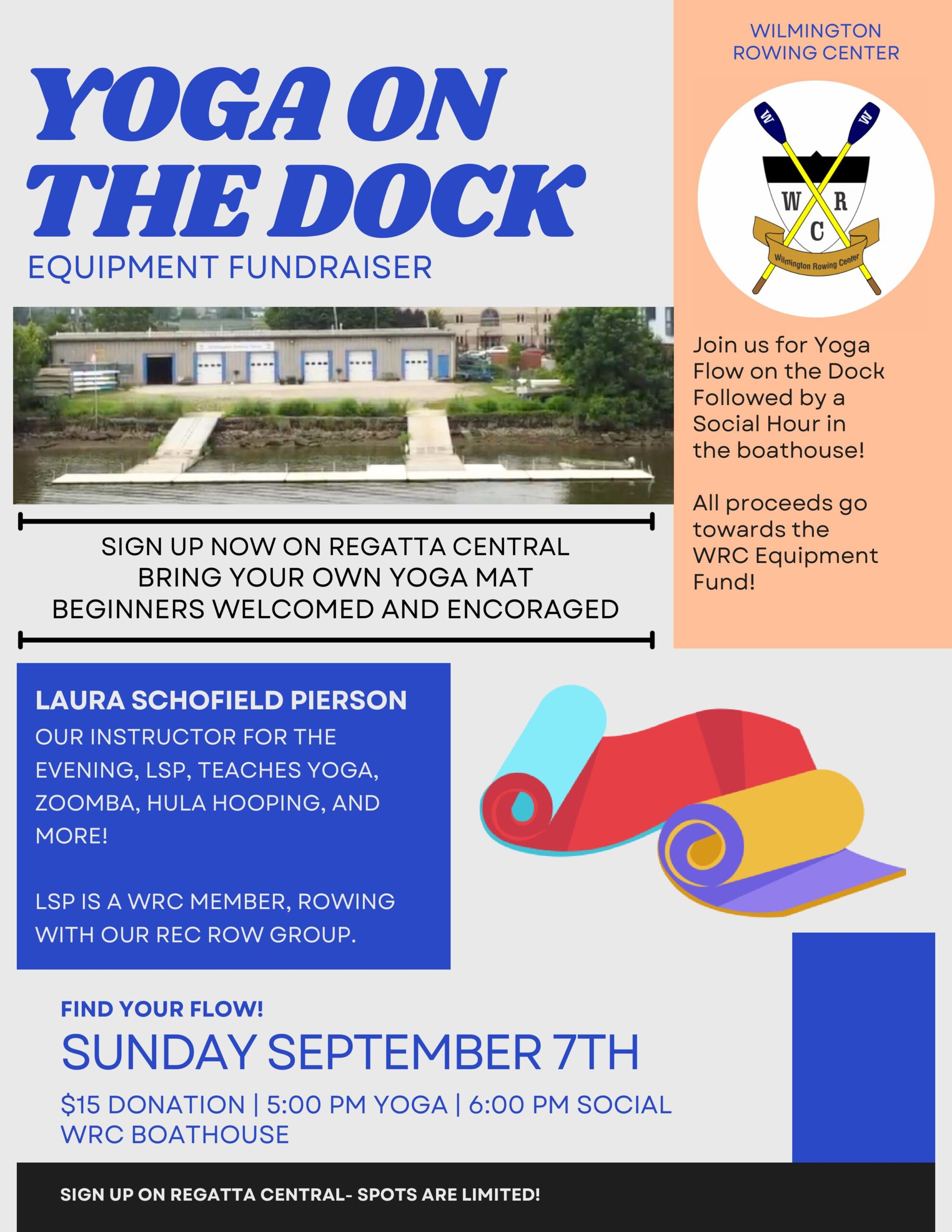 Yoga on the Dock - Sunday, September 7th - Register Now! - Wilmington ...